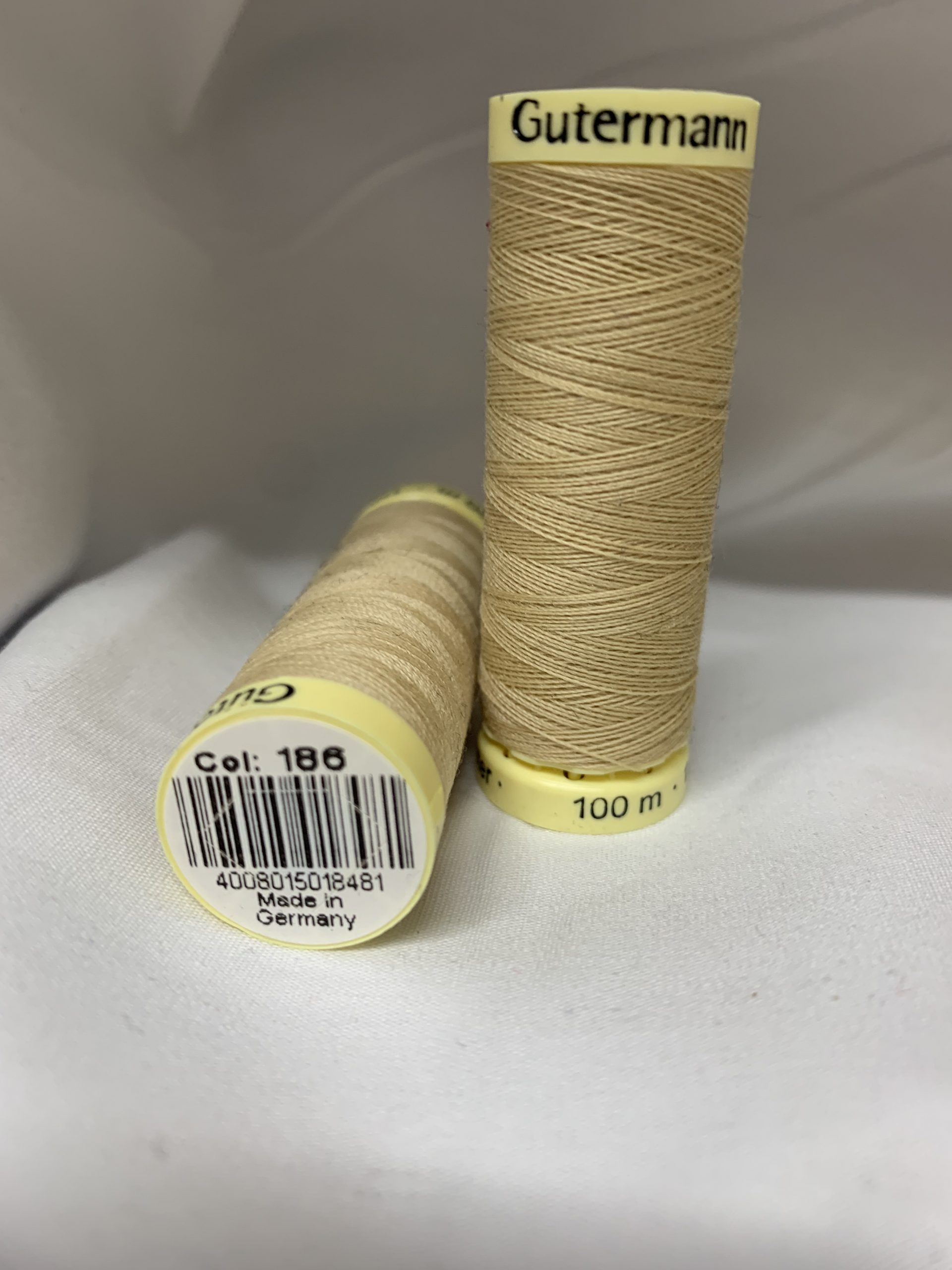 colour 186 gutermann thread suitable for machine & hand sewing 110 yards on each spool - Carrie ...