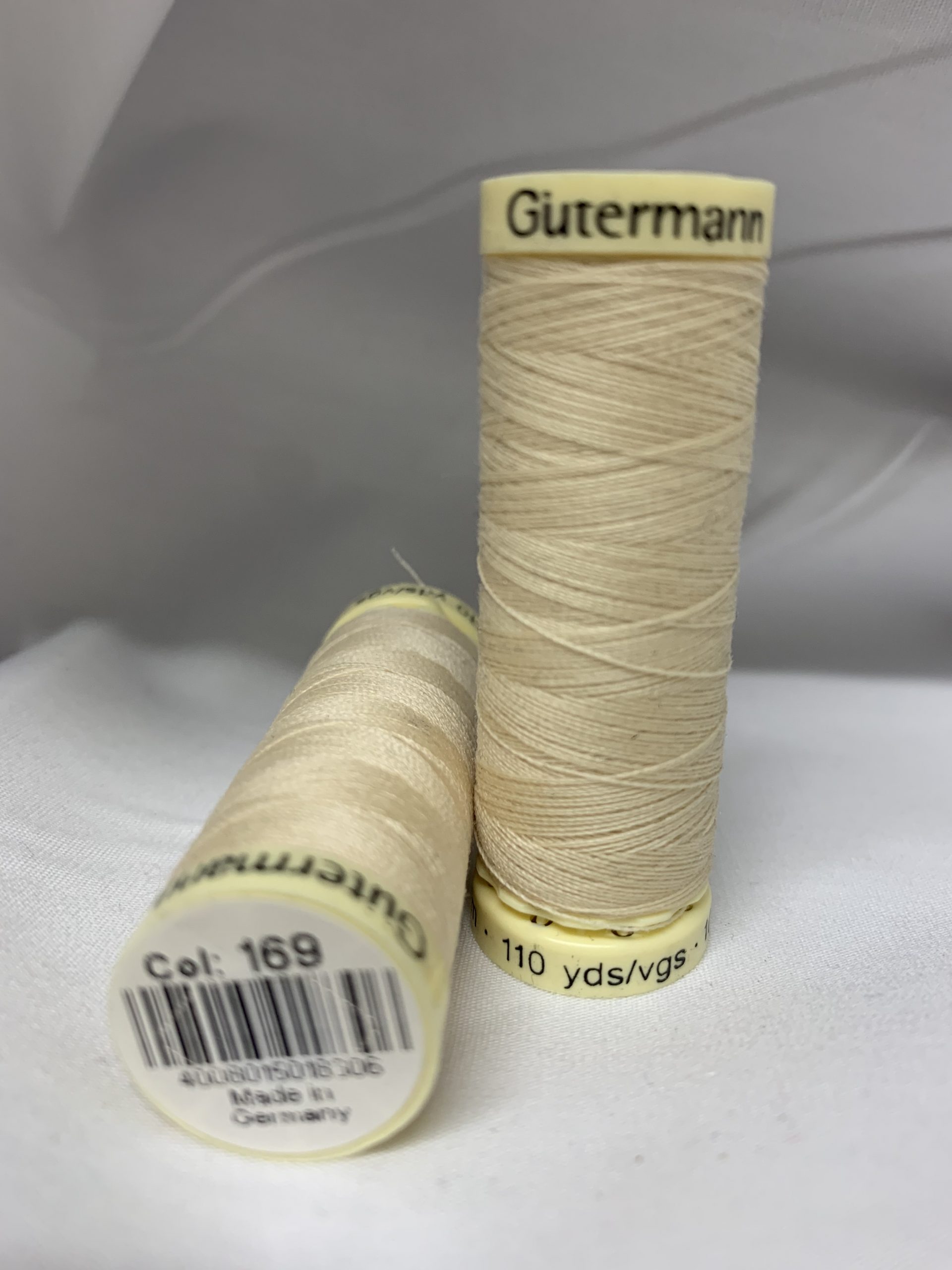 colour 169 gutermann thread suitable for machine & hand sewing 110 yards on each spool - Carrie ...